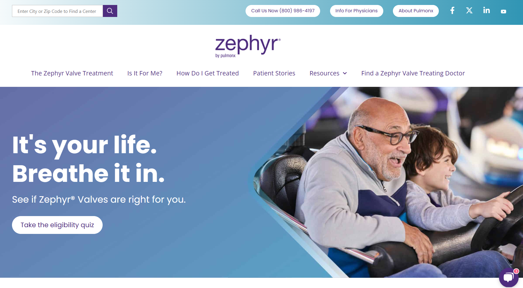 Pulmonx | Patient Selection Criteria for Zephyr Endobronchial Valves